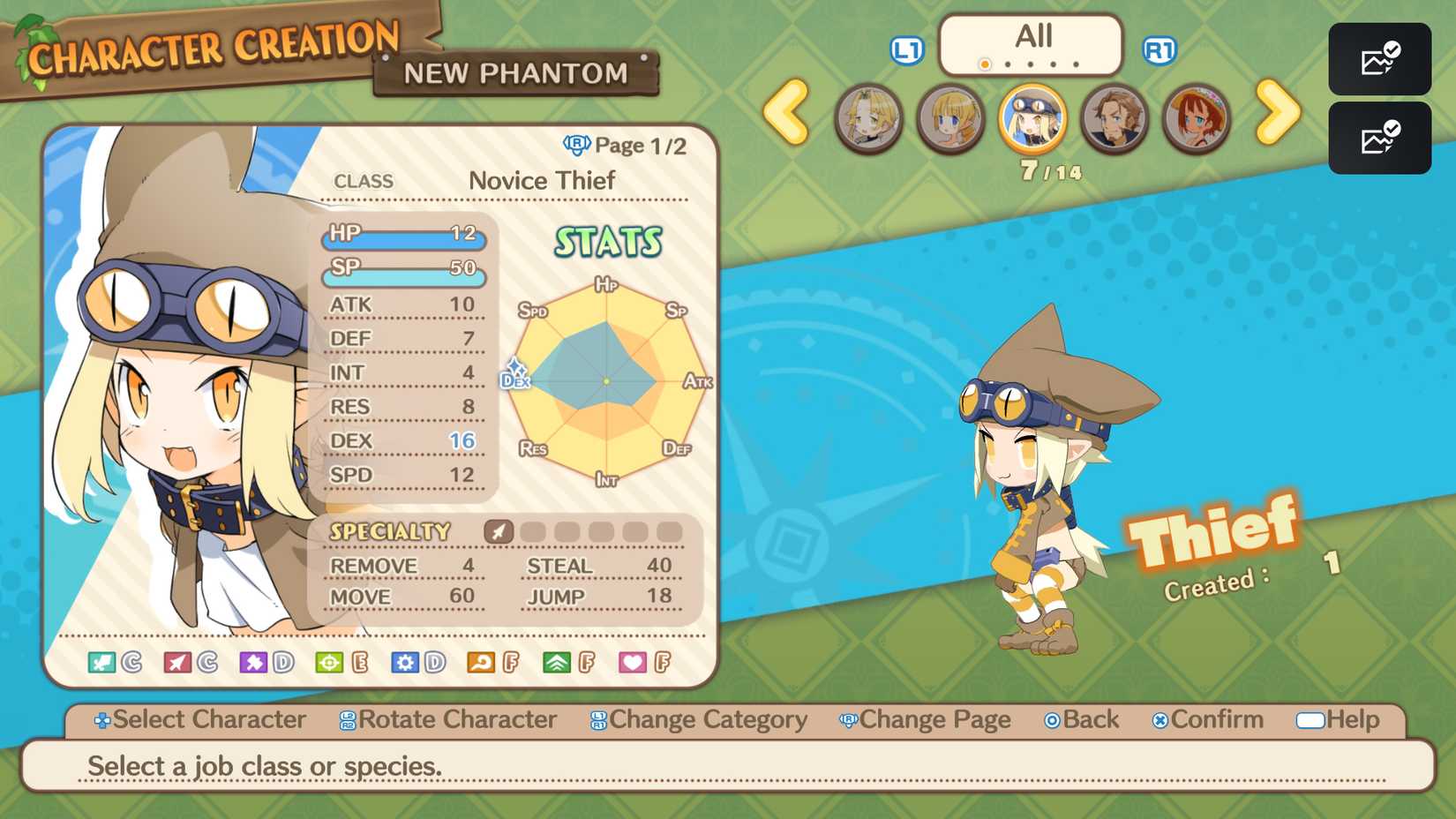 Phantom Brave: The Lost Hero: Thief Class Guide