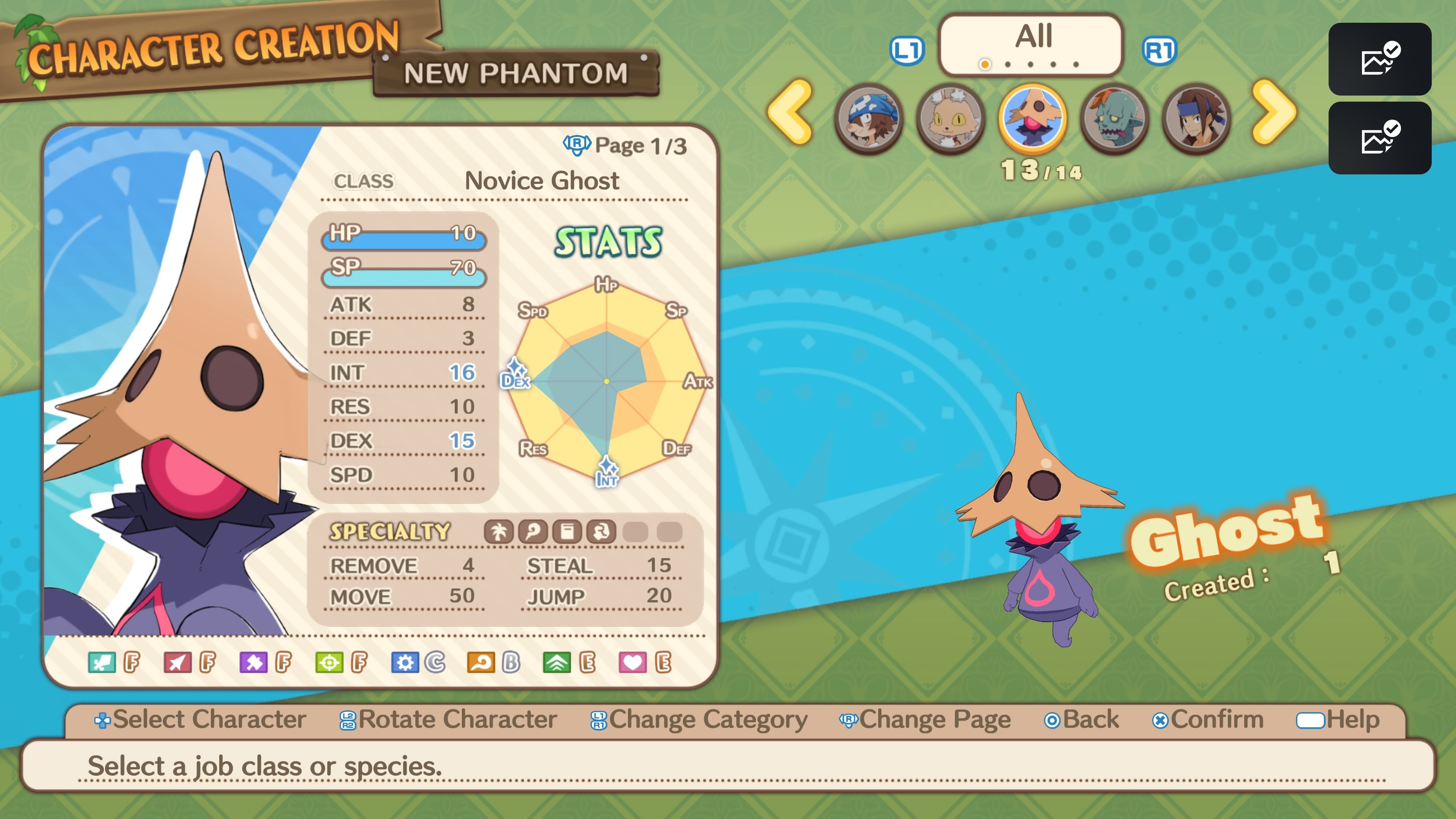 Phantom Brave: The Lost Hero: Ghost Class Guide