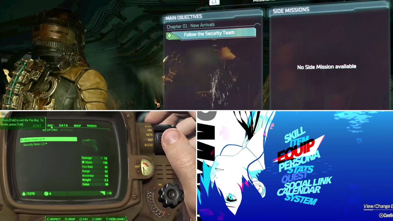 Best Video Game Menus