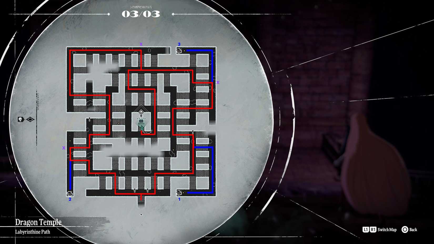 Dragon Temple Maze Map in Metaphor: ReFantazio