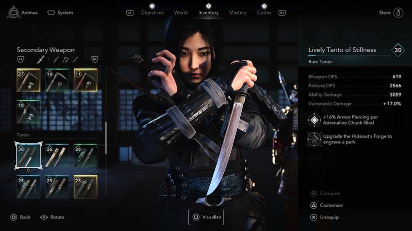 The Best Weapon Types to Use in Assassin's Creed: Shadows