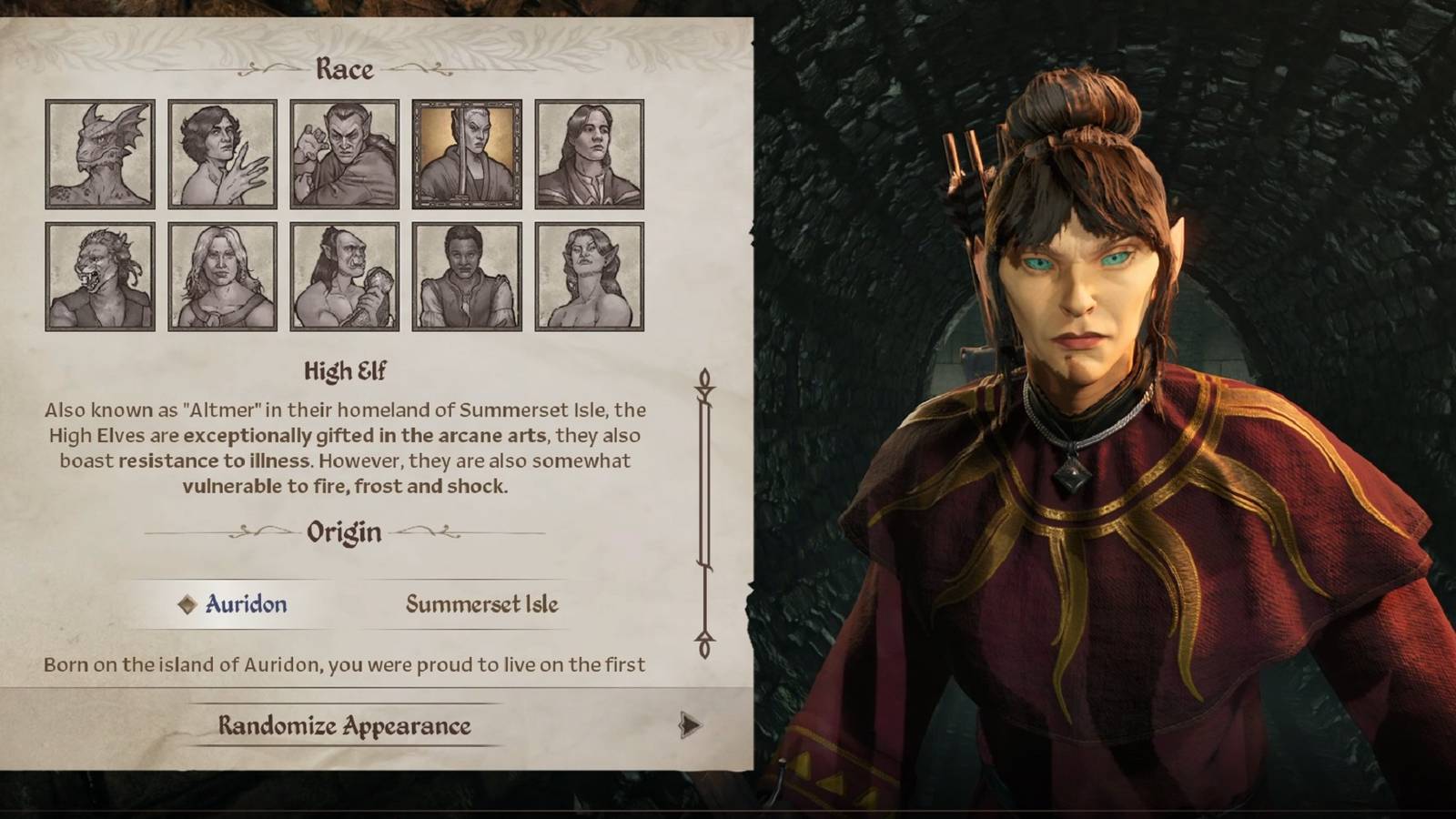 Which Races to Choose in The Elder Scrolls IV Oblivion Remastered