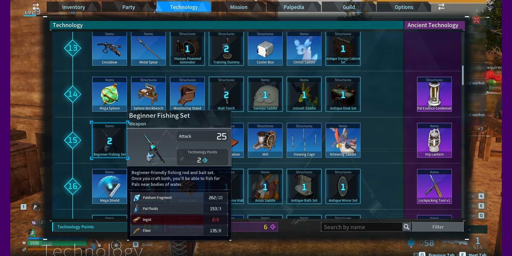 Fishing Guide in Palworld