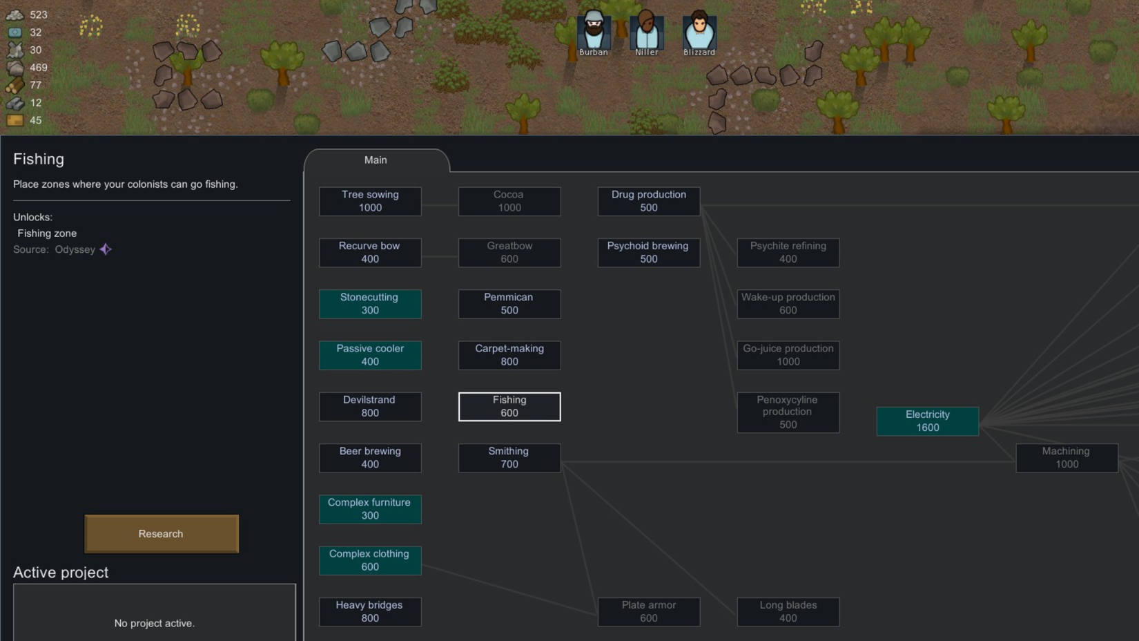 Fishing Guide for RimWorld Odyssey