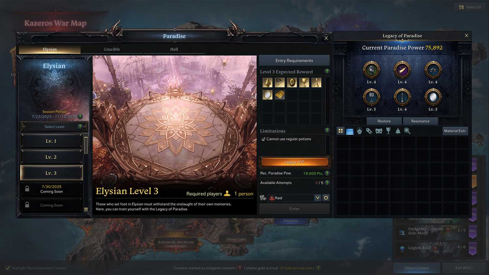How to Optimize Elysian (Paradise) in Lost Ark