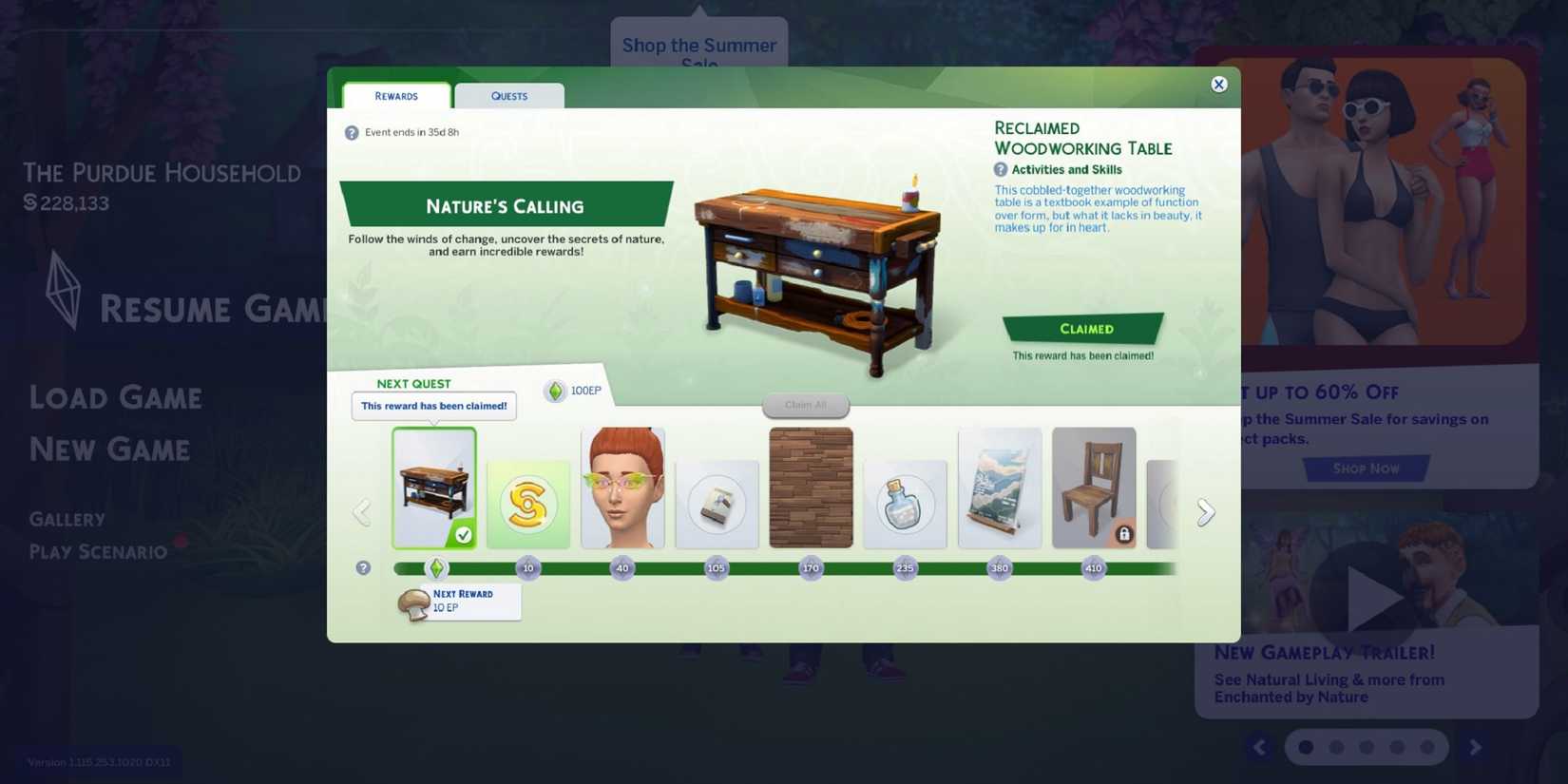 Where to Find the Reclaimed Woodworking Table in The Sims 4