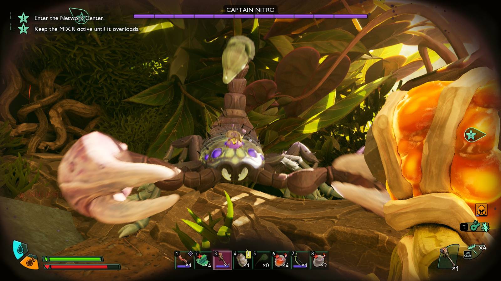 Captain Nitro and Turbo Boss Guide In Grounded 2