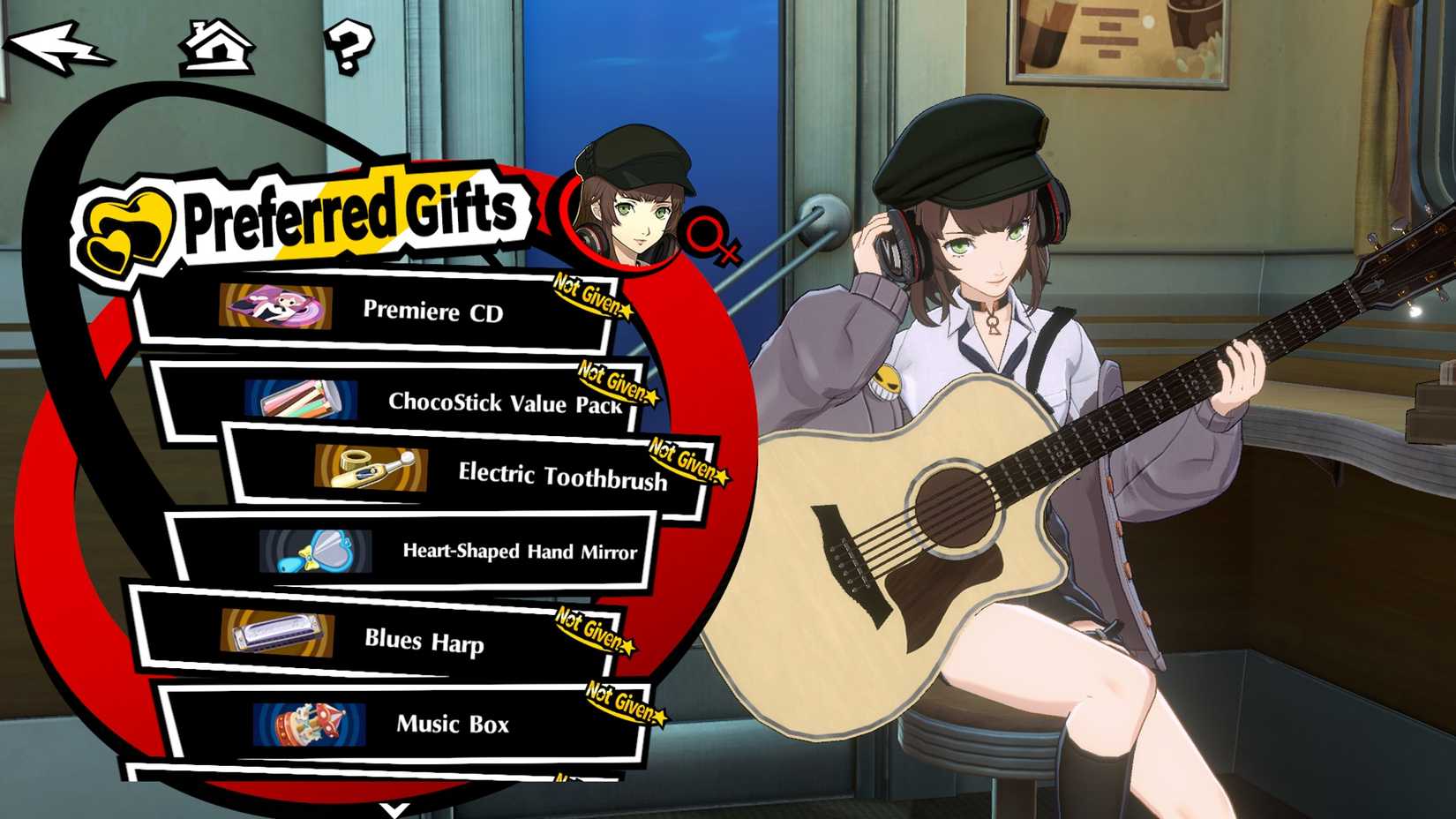 Every Ayaka Sakai (Chord) Synergy Choices, Gifts in Persona 5: The ...