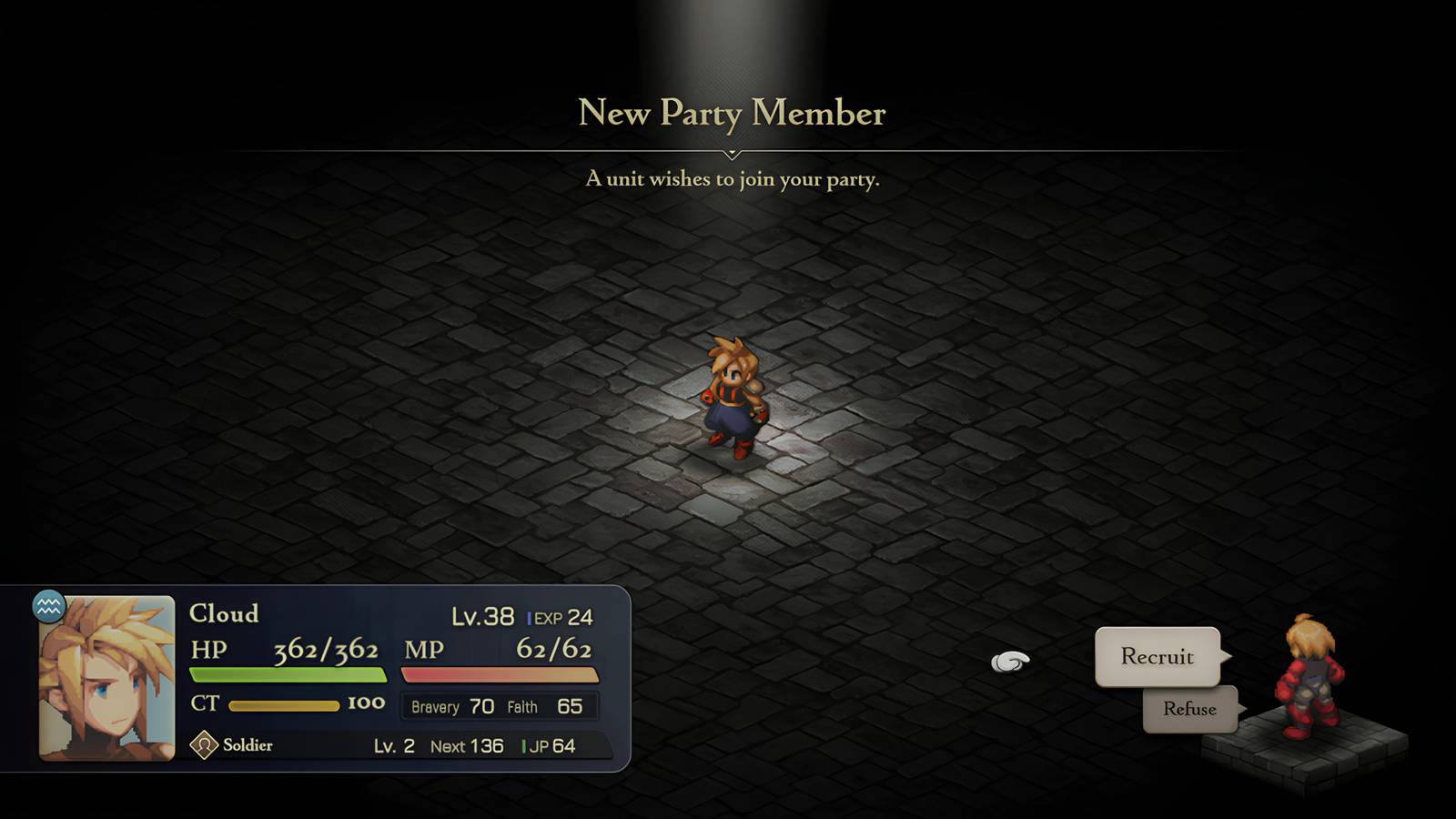 Cloud Recruitment Guide in Final Fantasy Tactics - The Ivalice Chronicles