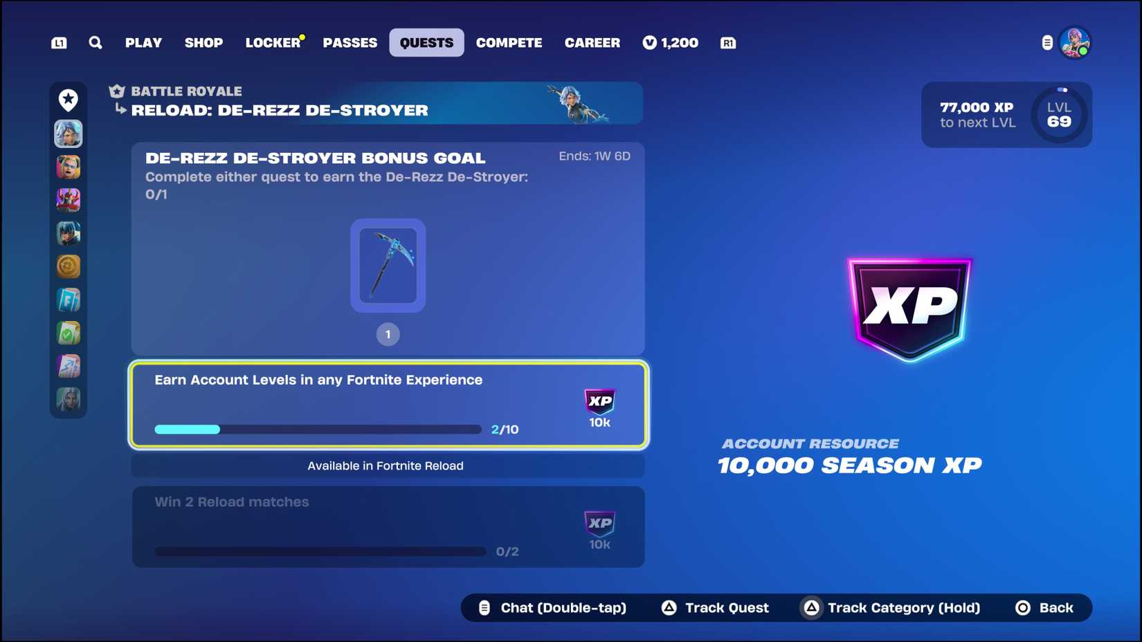 Déverrouiller De-Rezzz De-Stroyer Pickaxe dans Fortnite: Quest Guide ...