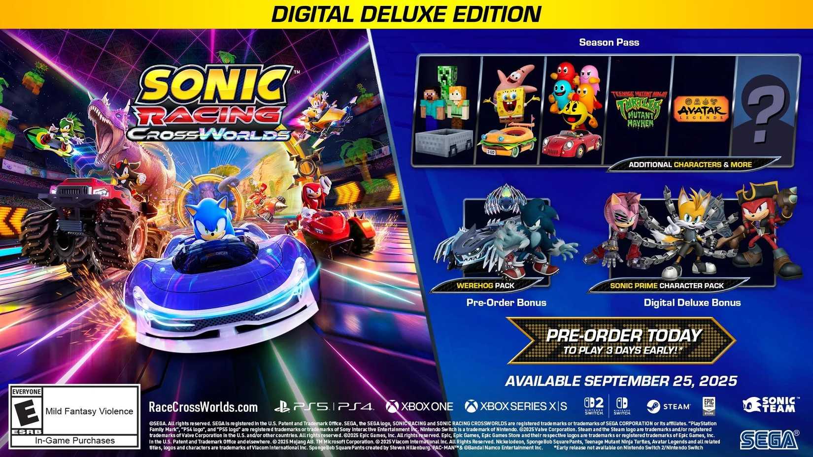 Sonic Racing: CrossWorlds Demo Release Date and Details