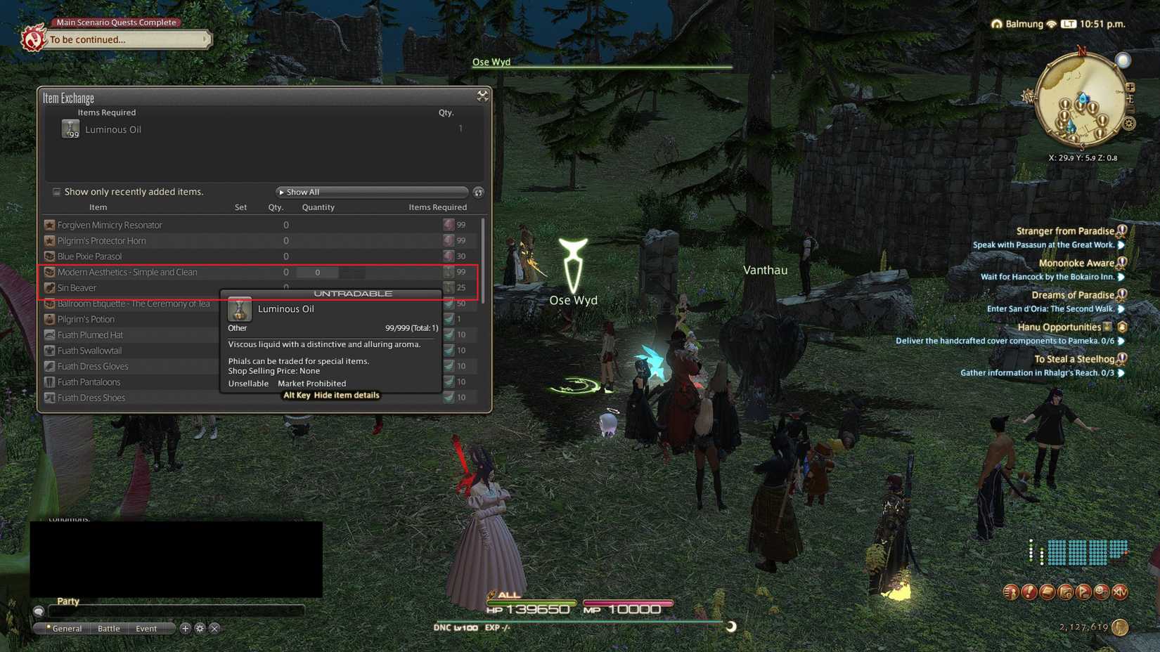 Where to Find Luminous Oil in FFXIV Dawntrail