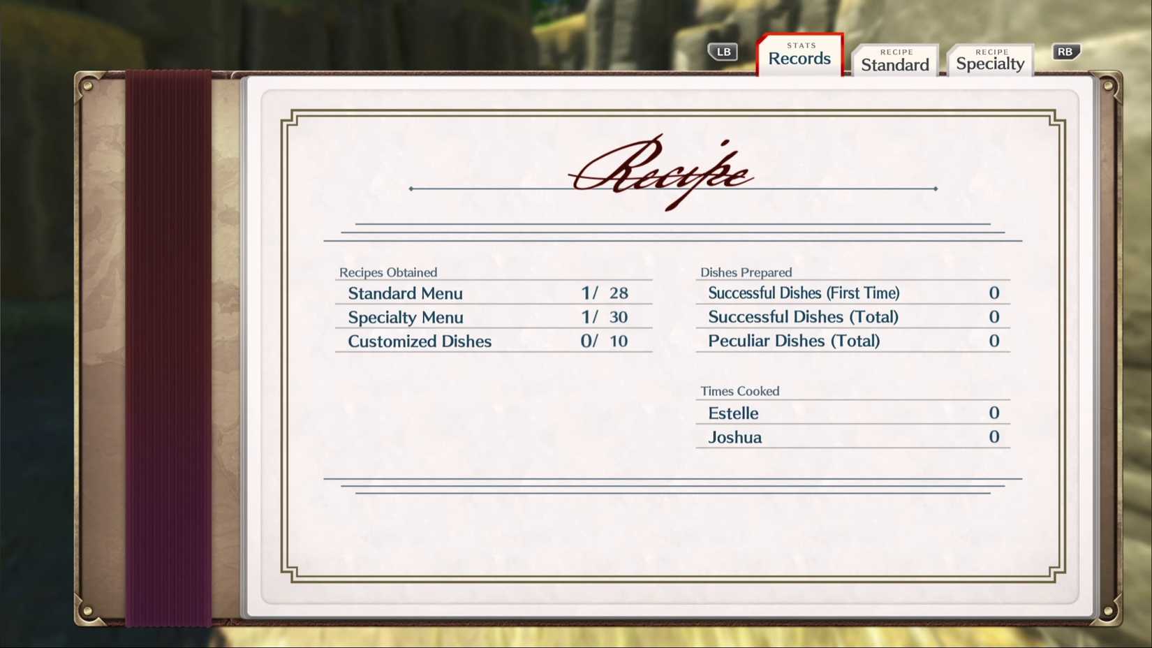 Every Cooking Recipe Location in Trails in the Sky 1st Chapter Remake