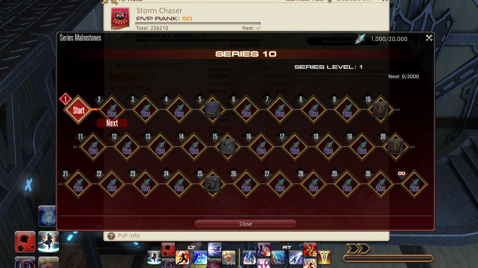 All Final Fantasy XIV PVP Series 10 Rewards