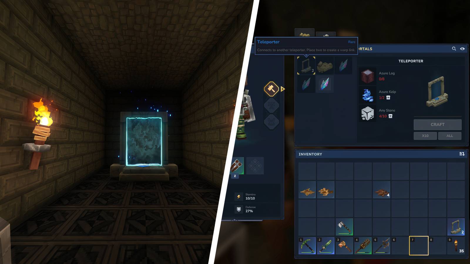 How to Craft Teleporters in Hytale
