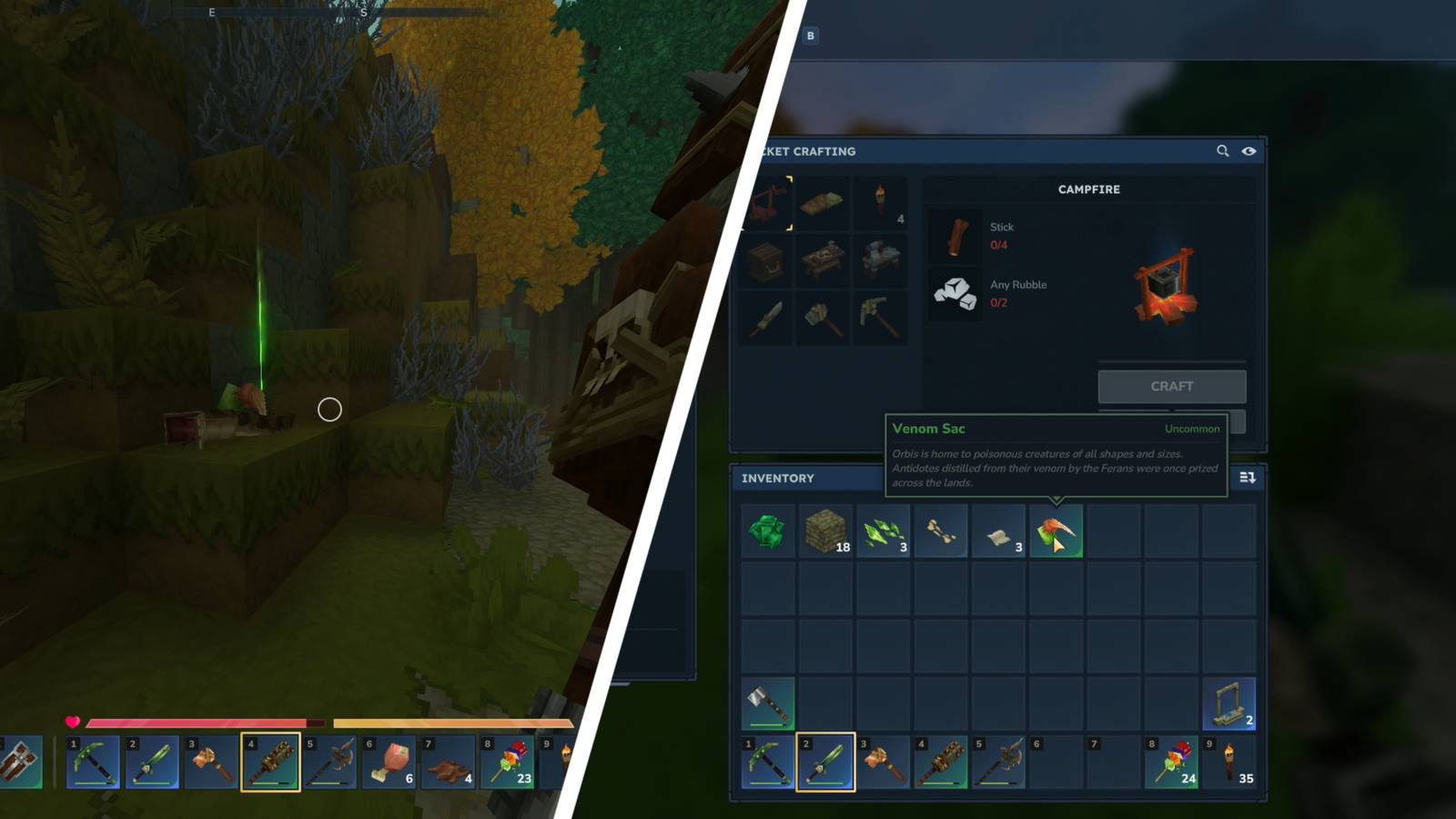 Venom Sac Locations in Hytale