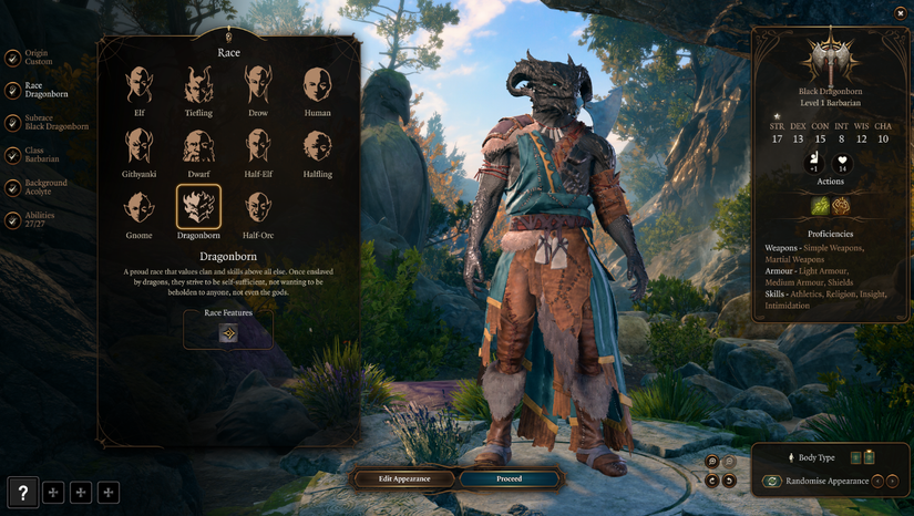 Best Race And Class Combinations In Baldur's Gate 3