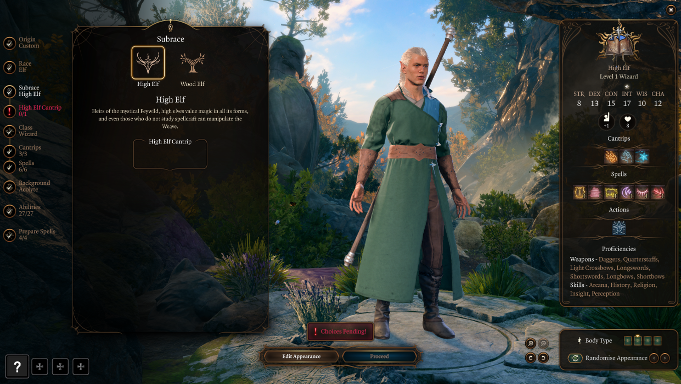 Best Race And Class Combinations In Baldur's Gate 3