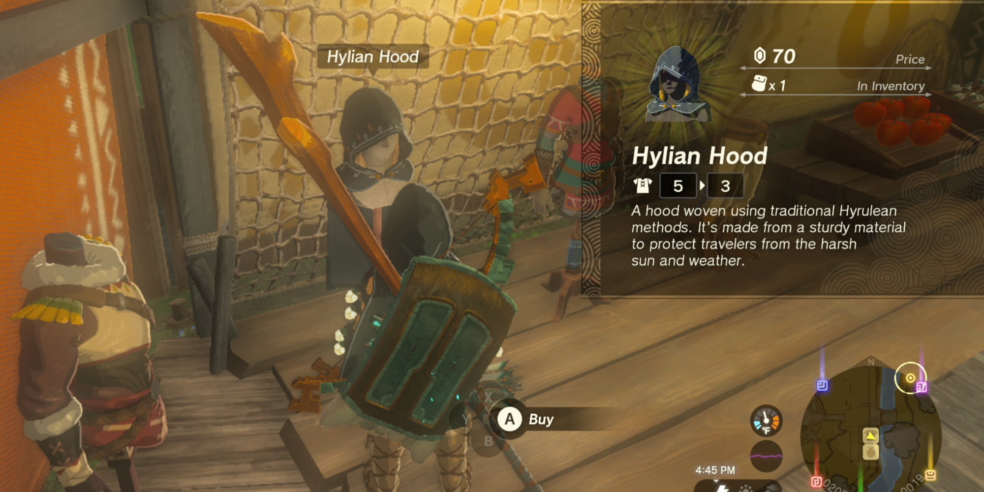 How to Lower Link's Hood in Zelda: Tears of the Kingdom