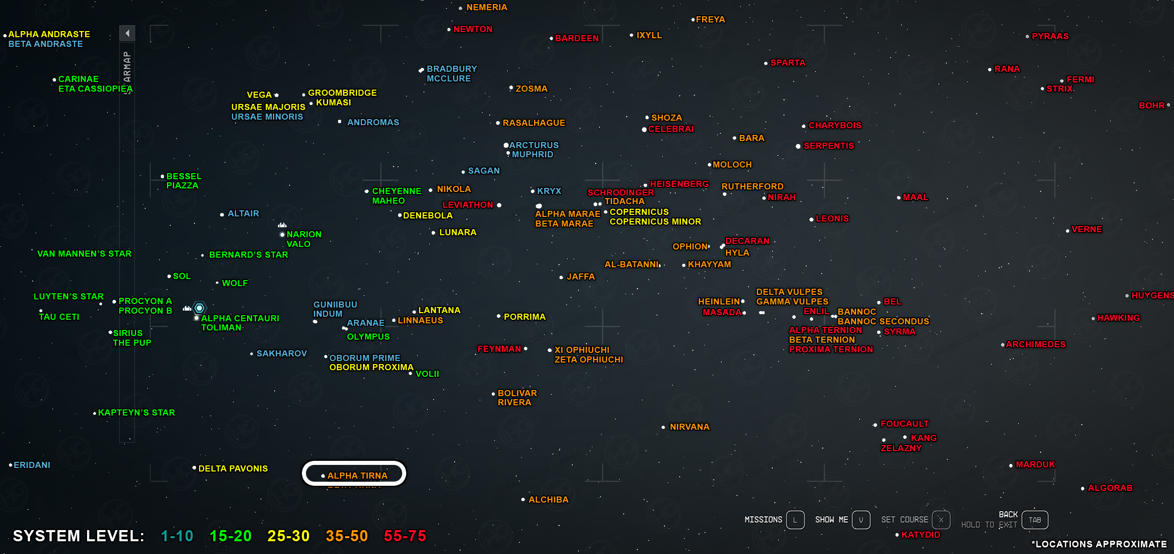 Starfield | Alpha Tirna System Information and Resources