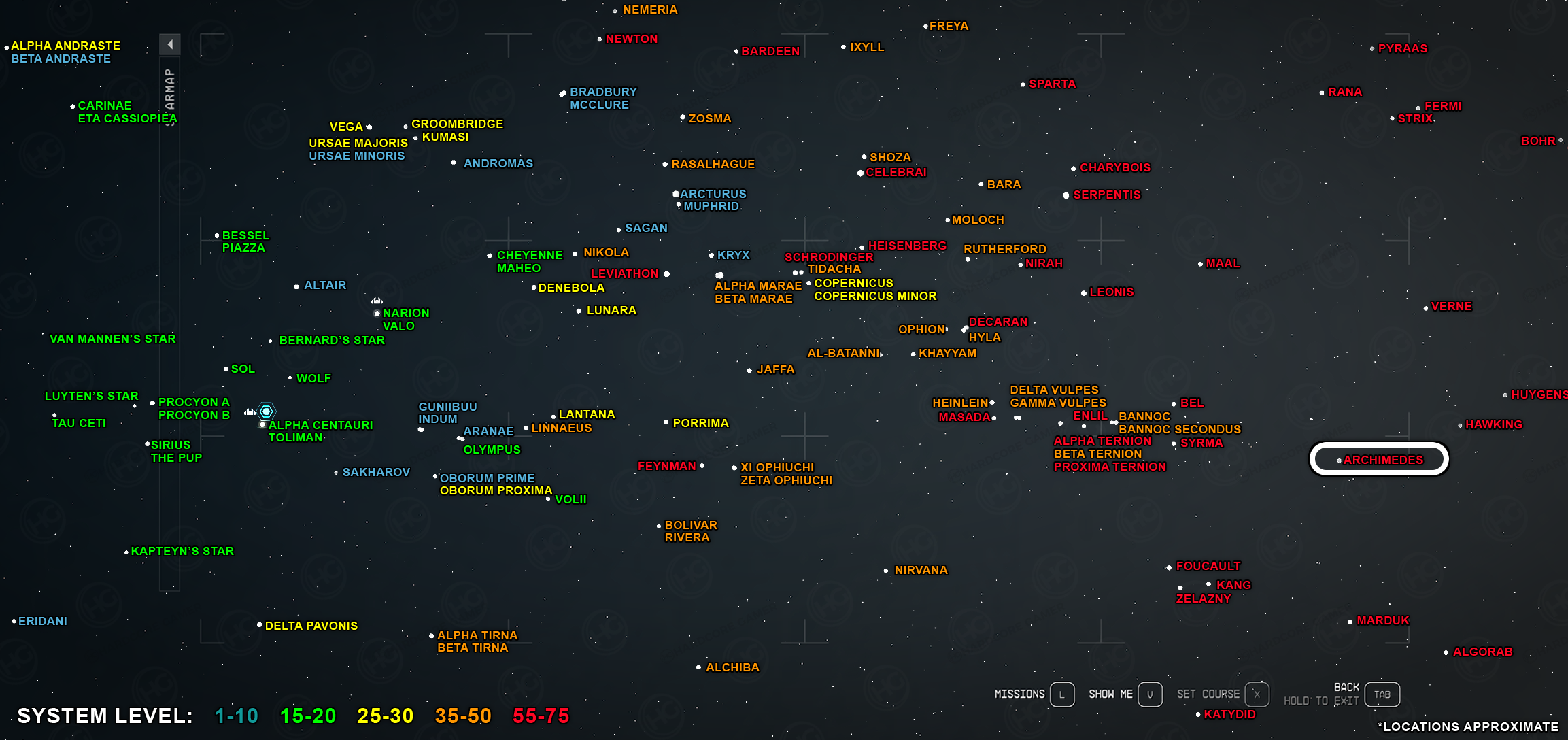 Starfield | Archimedes V-a Moon Information and Resources