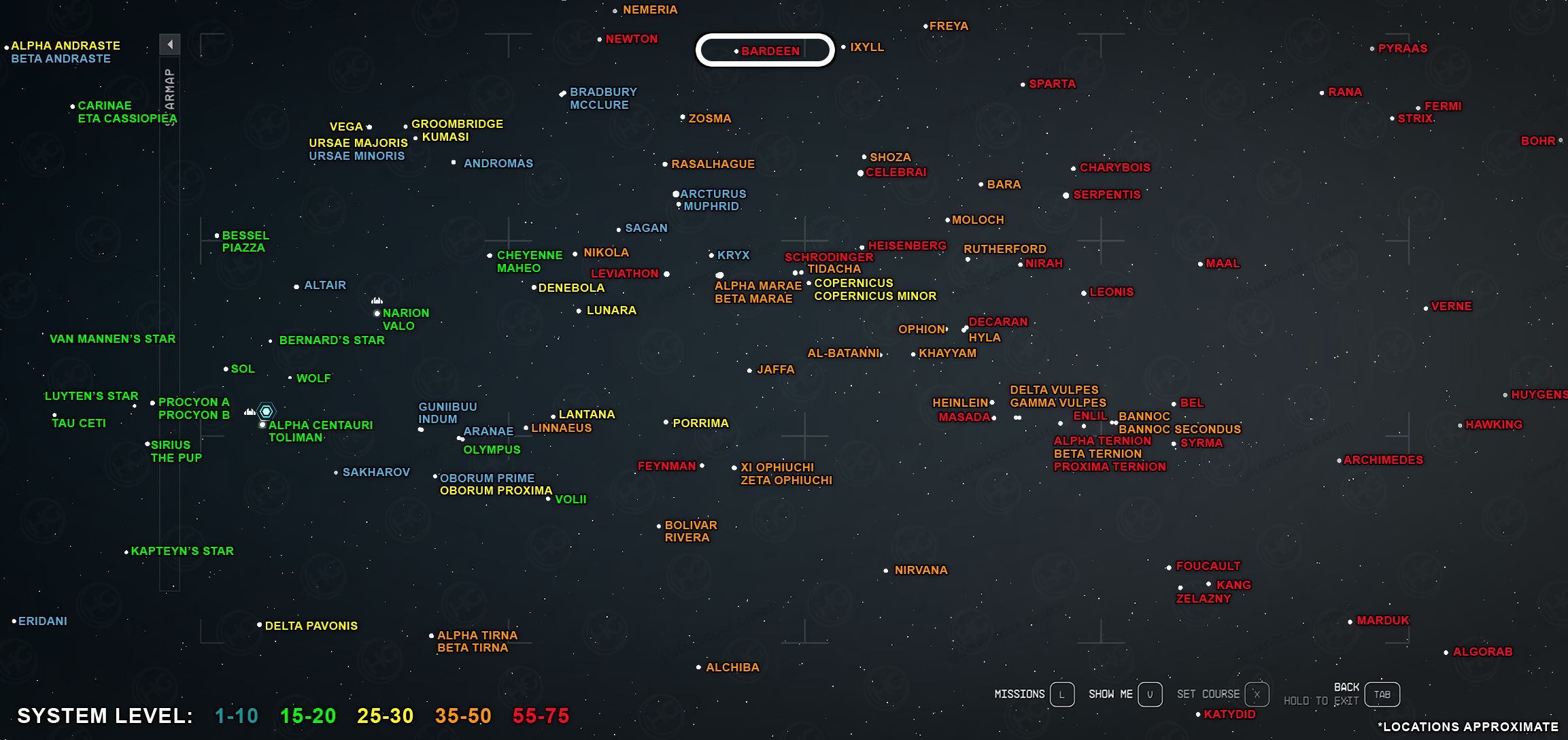 Starfield | Bardeen III Planet Information and Resources