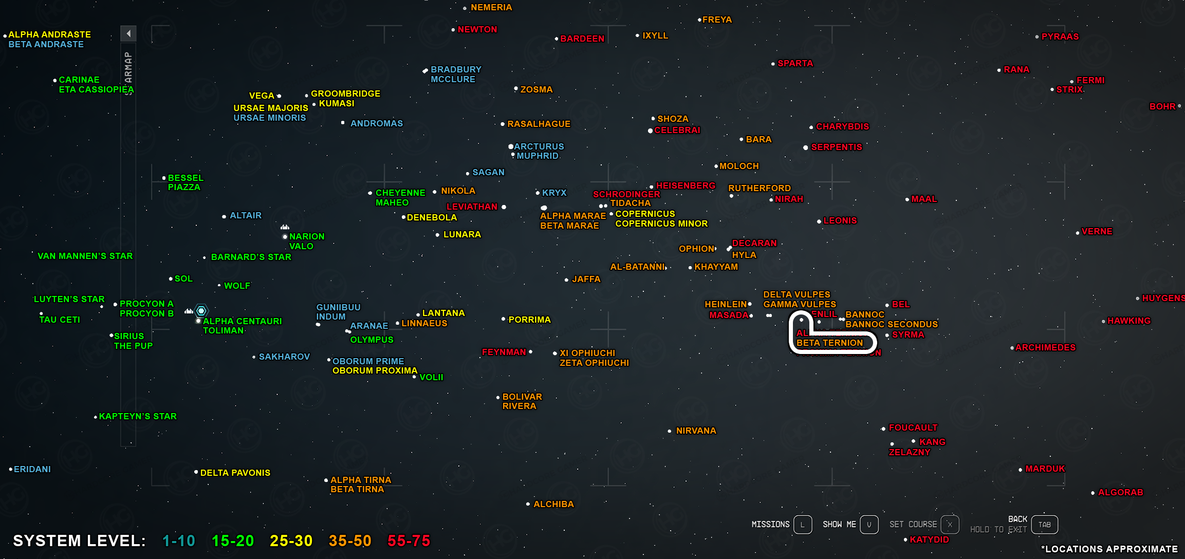 Starfield | Beta Ternion III Planet Information and Resources