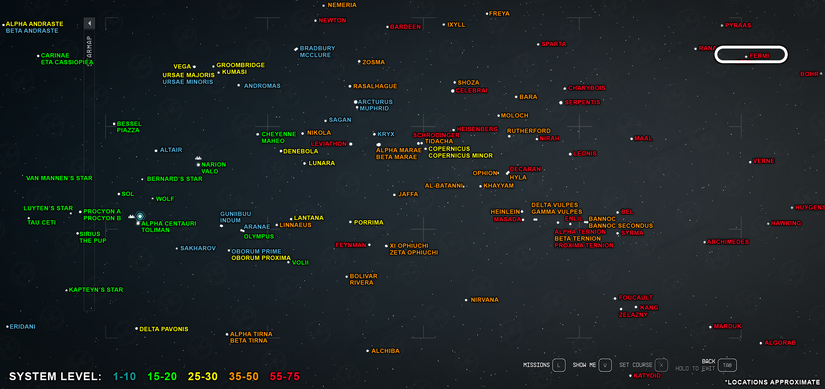 Starfield | Fermi System Information and Resources
