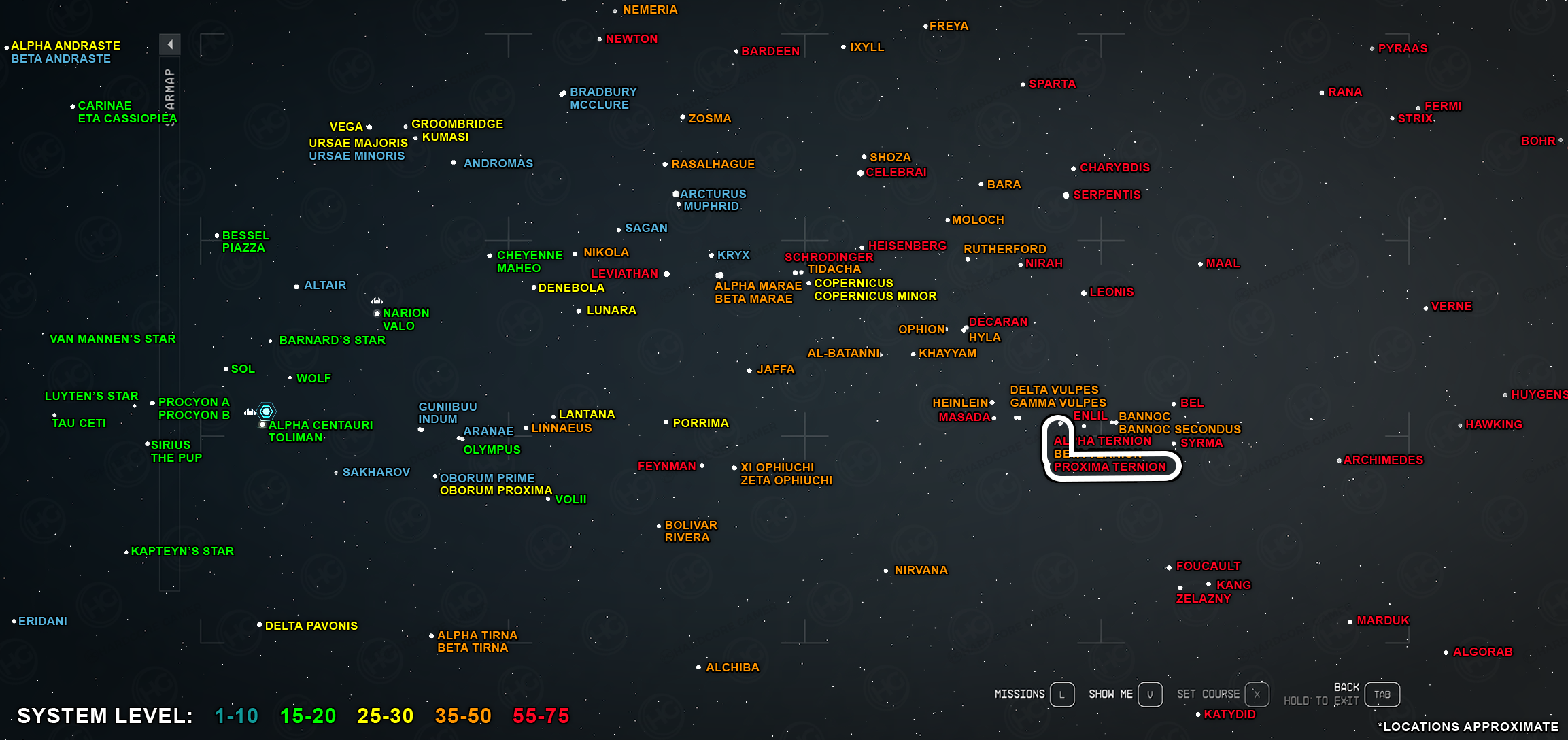Starfield | Proxima Ternion III Planet Information and Resources