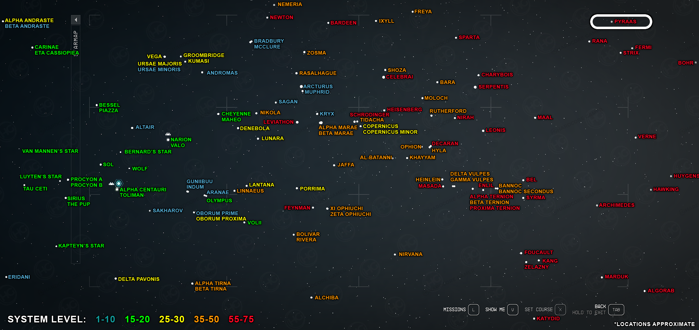 Starfield | Pyraas II-a Moon Information and Resources