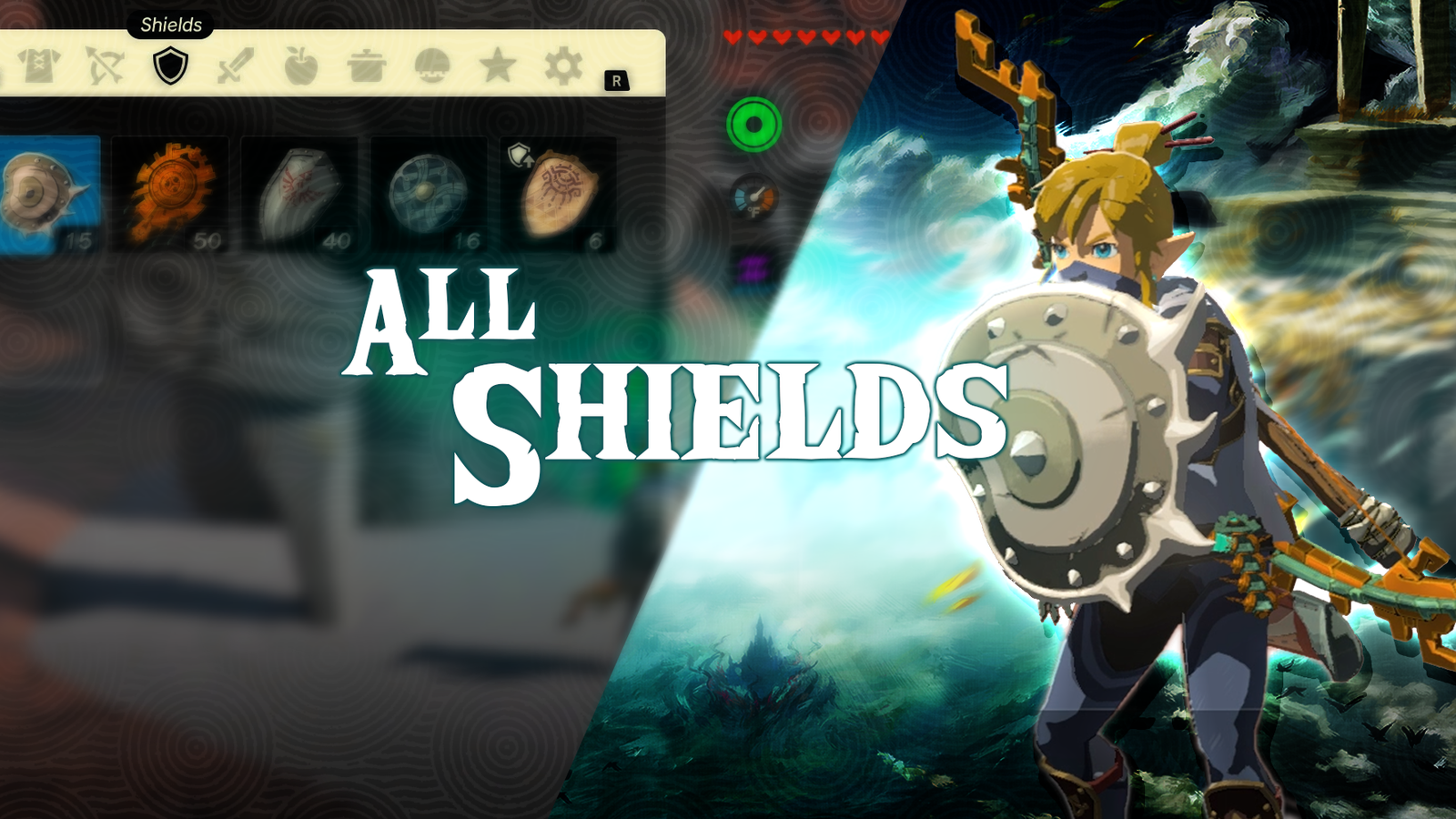 All Shields in Zelda: Tears of the Kingdom