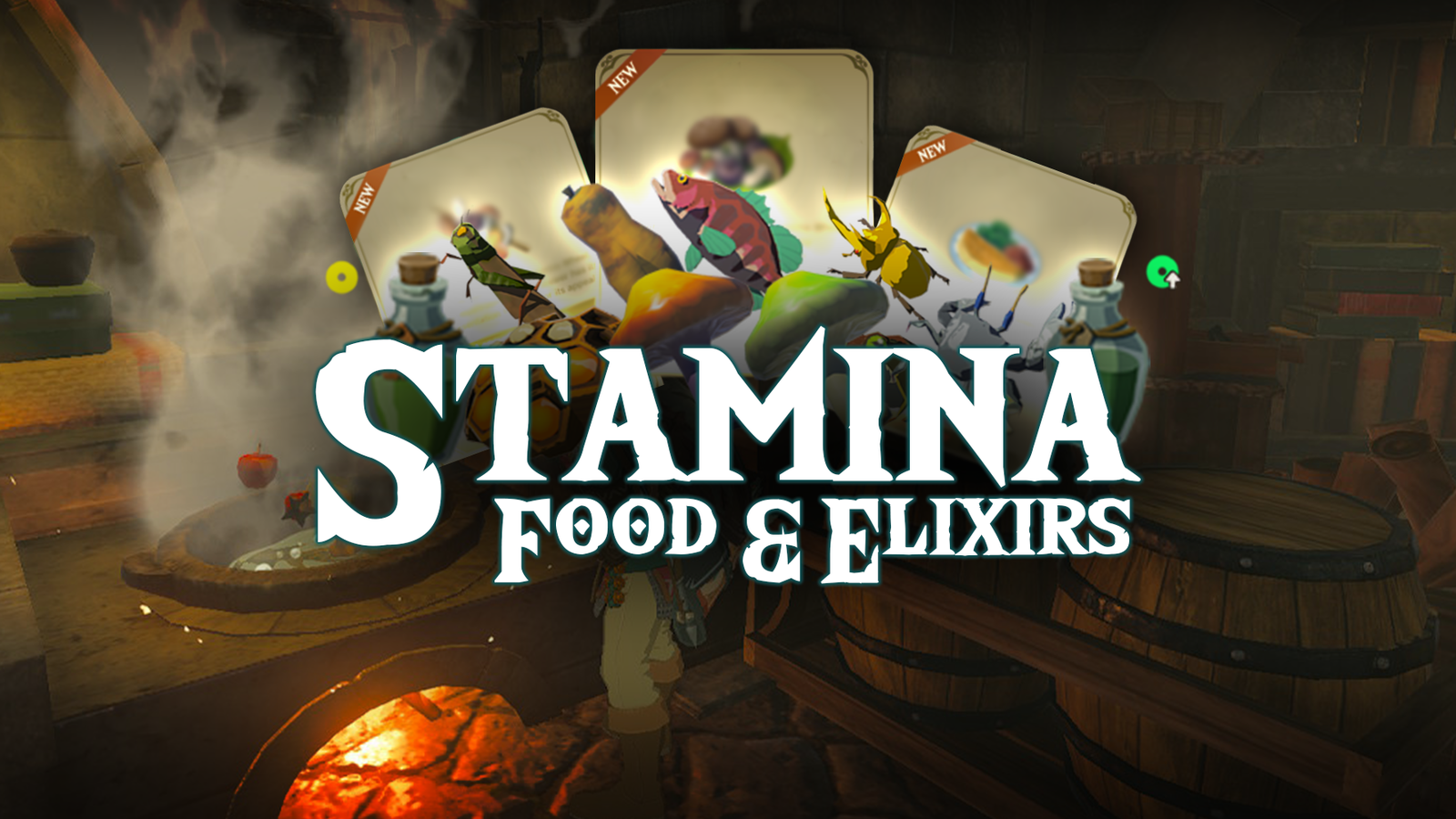 All Stamina Food & Elixir Recipes in Zelda: Tears of the Kingdom