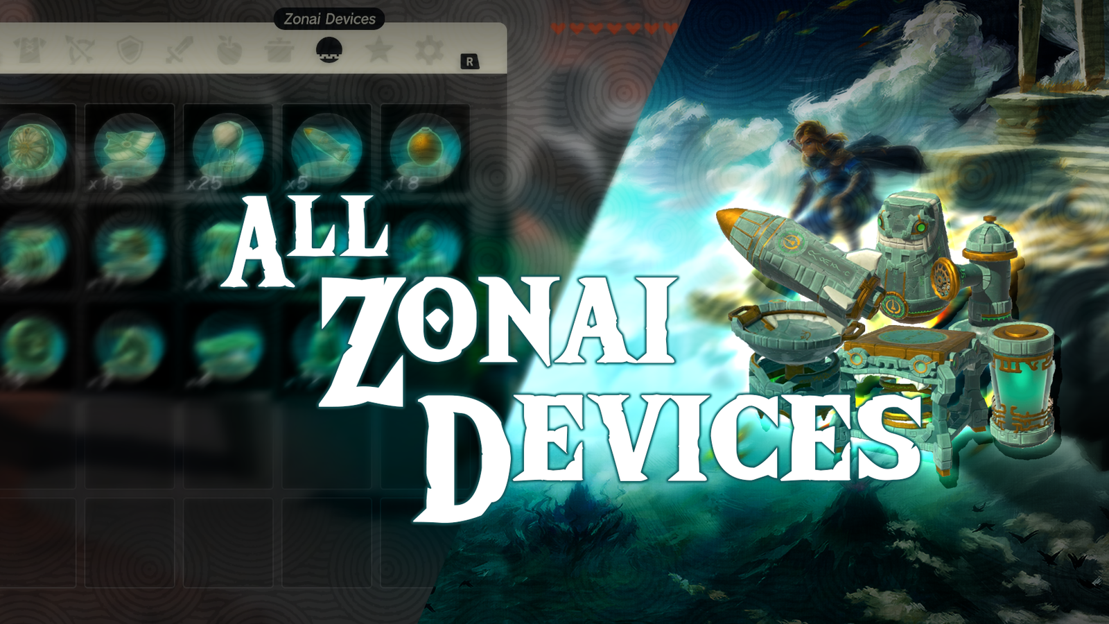 All Zonai Devices in Zelda: Tears of the Kingdom